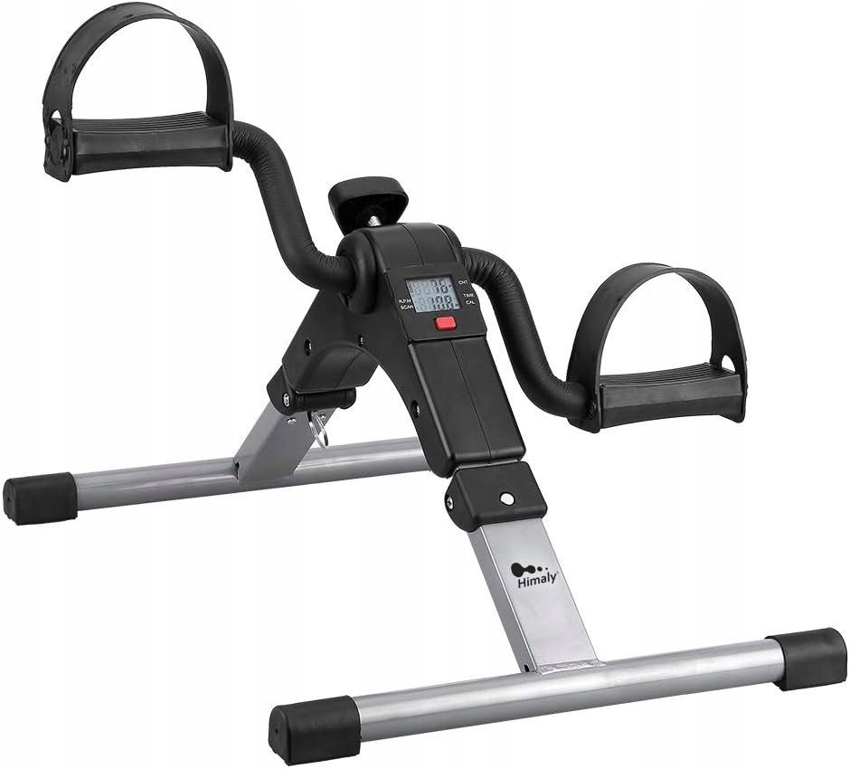 ROWER TRENINGOWY MINI SKŁADANY Z LCD DO ĆWICZEŃ NÓG RAMION REGULOWANY ...