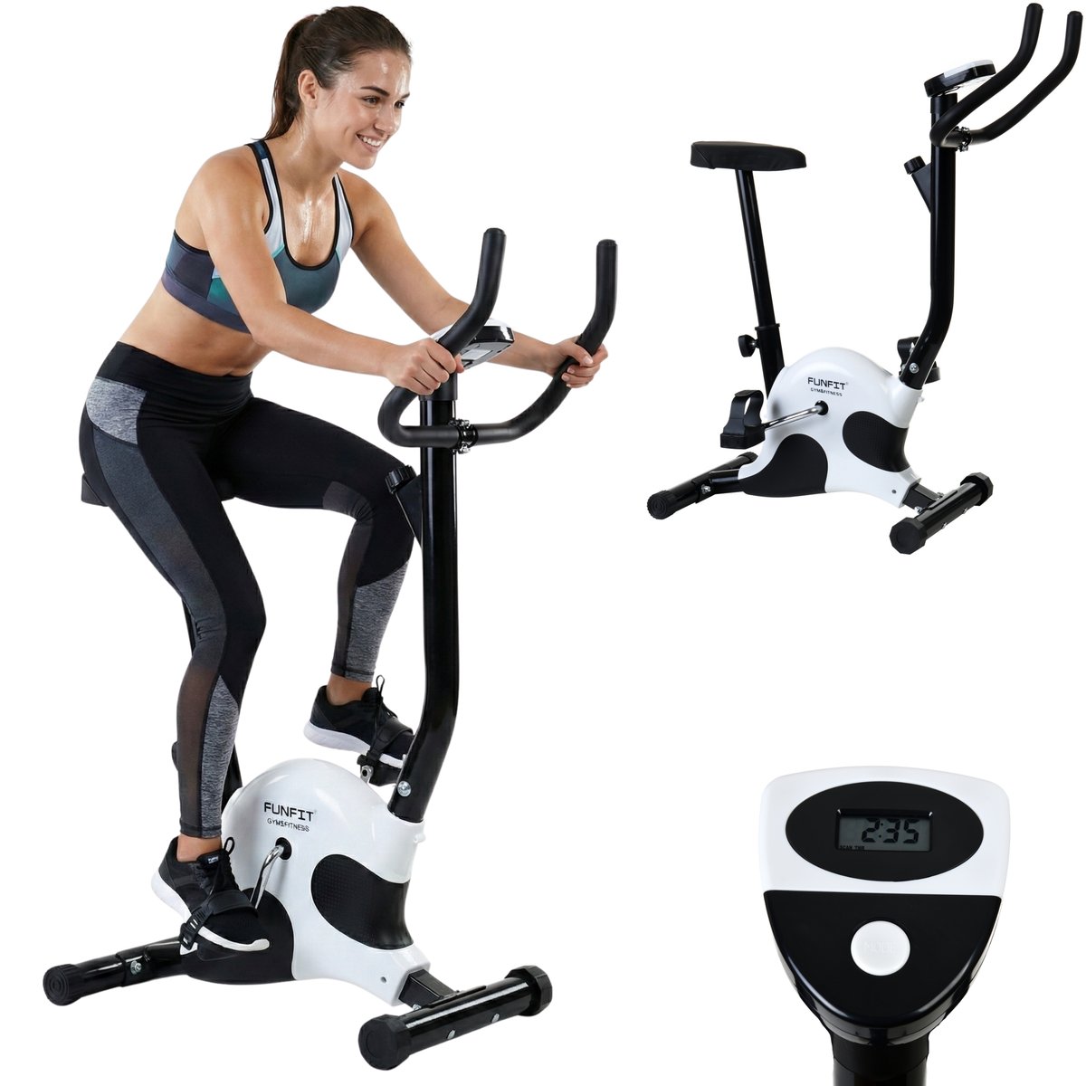 Rower Treningowy Rowerek Stacjonarny Z Komputerem - FUNFIT | Sport ...