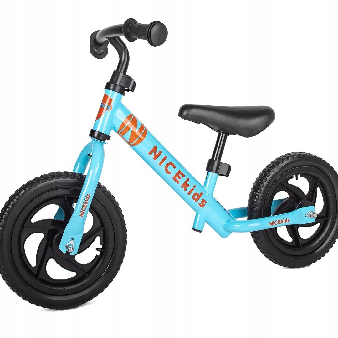 Rowerek biegowy 12' NICEkids BLUE ORANGE 2133 - NICEKIDS | Sklep EMPIK.COM