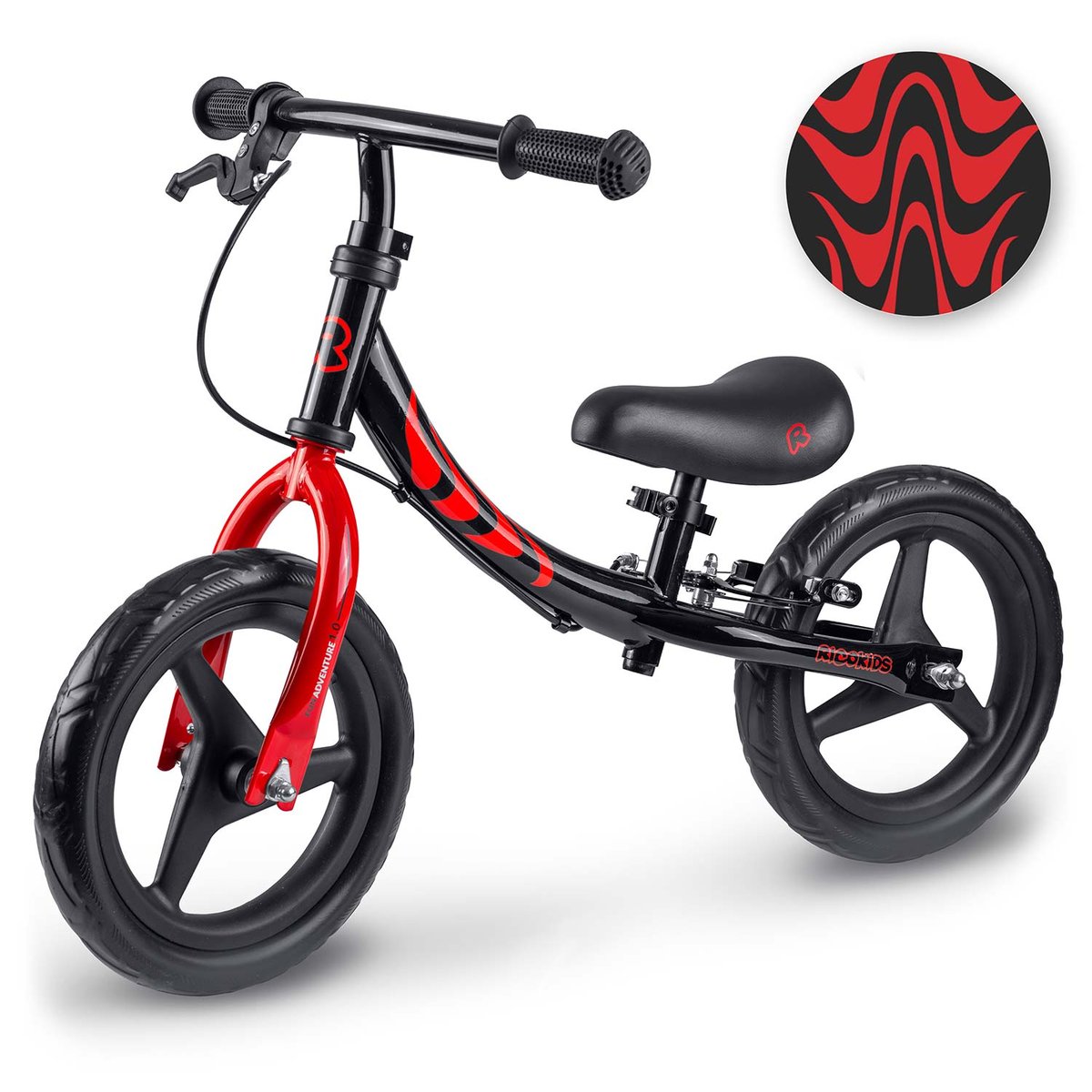 Rowerek biegowy dla dzieci rower dziecięcy lekki Fun Adventure Ricokids ...