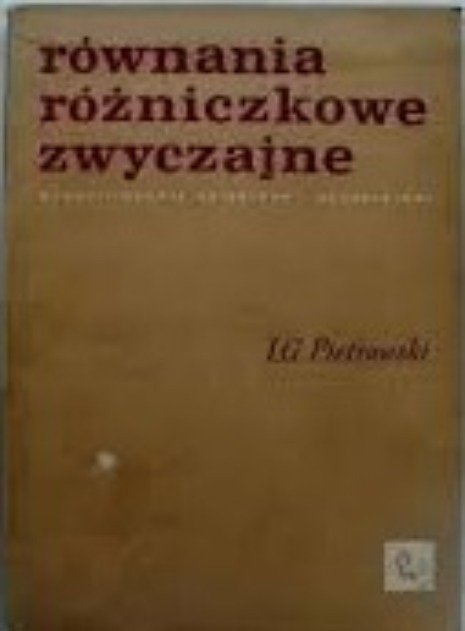 Równania różniczkowe zwyczajne - W opisie | Książka w Empik