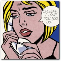 Roy Lichtenstein Oh jeff i love you too but... - PR01057 - PRINTORAMA ...
