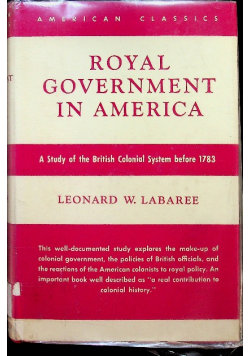 Royal Government in America - | Książka w Empik