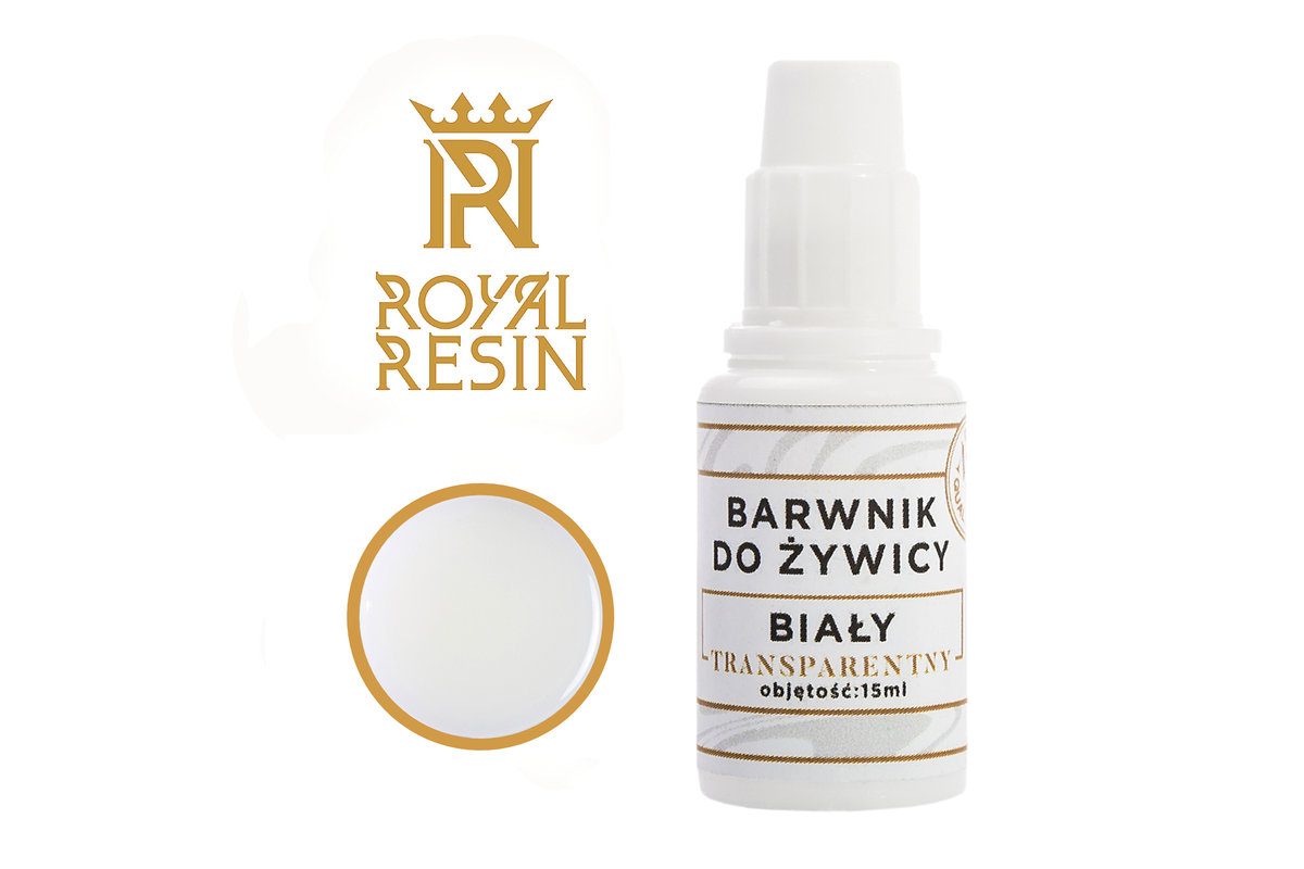 Royal Resin, Barwnik do żywicy Transparentny BIAŁY 15ml - Inna marka | Sklep EMPIK.COM