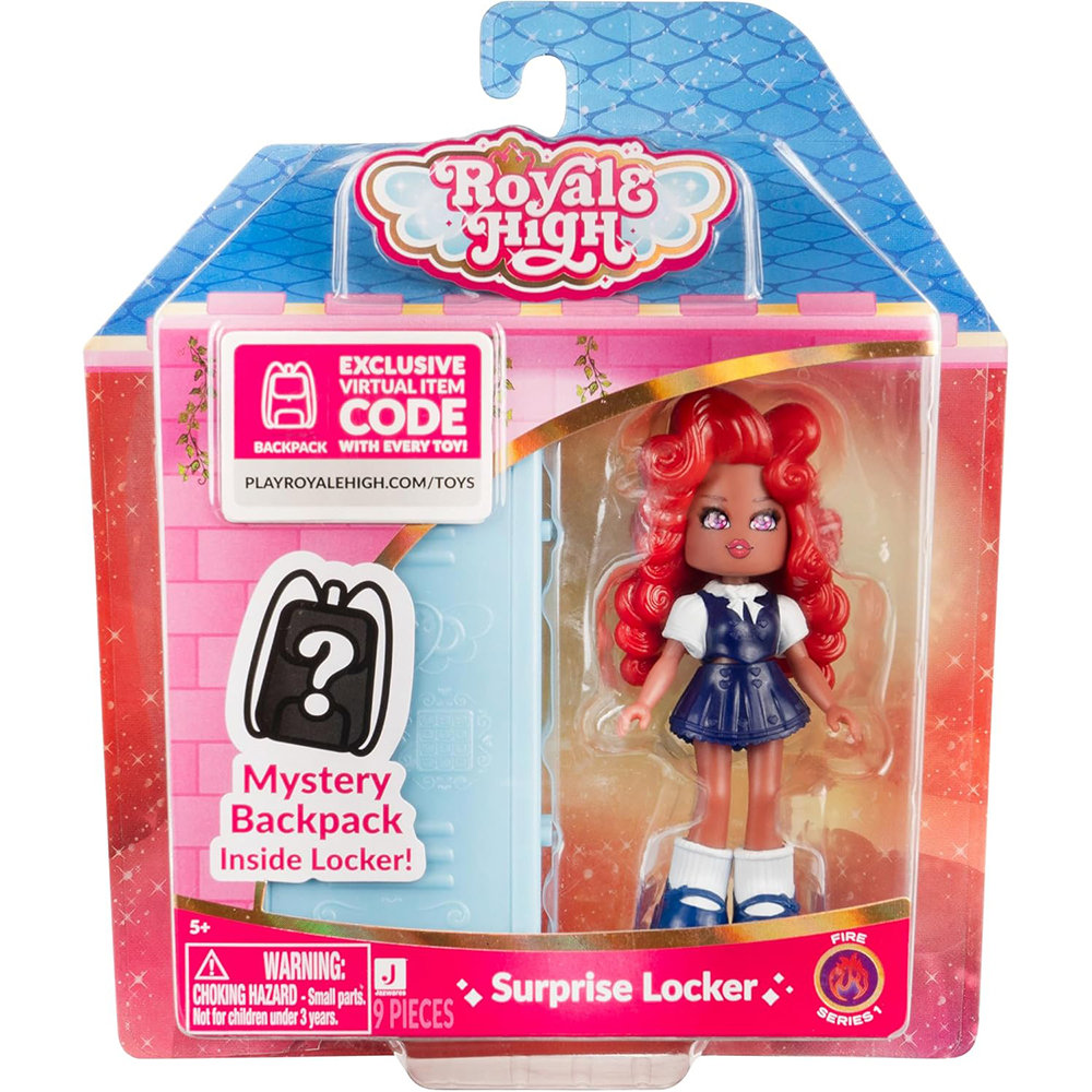 ROYALE HIGH Figurka Fire Fairy Lalka Figurka z Szafą Surprise Locker ...