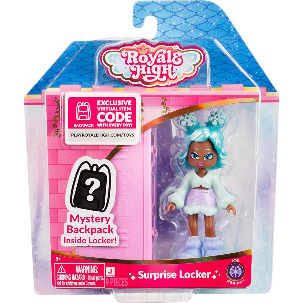 Royale High Ice Fairy Surprise Locker Lalka + Szafa I Akcesoria Figurka ...