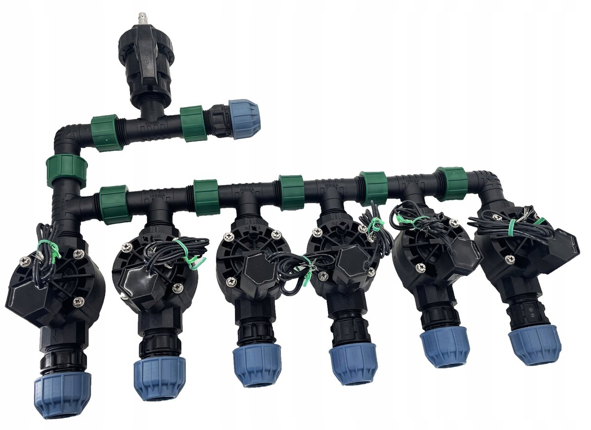 Rozdzielacz Kolektor Rain bird 6 sekcji HV na rure PE 25 + odpowietrznik - LoveMyGarden | Sklep ...