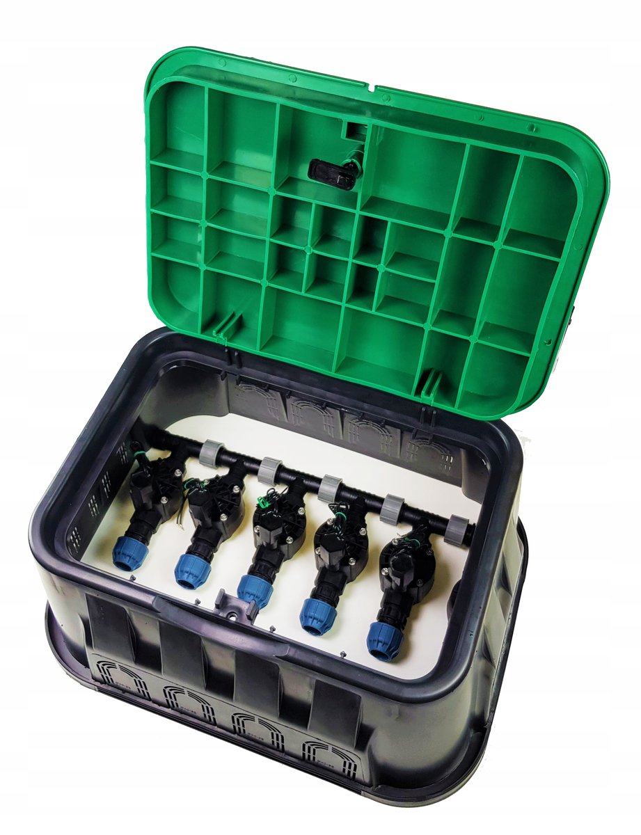 Rozdzielacz Kolektor Rain Bird HV 6 sekcji na rure PE 25 + Studzienka Jumbo - LoveMyGarden ...