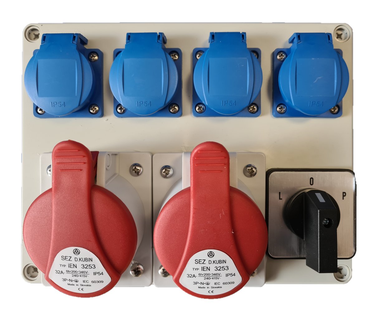 Rozdzielnica budowlana 32 5P 16A 5P 4x230V wył. L-0-P - Inny producent | Sklep EMPIK.COM