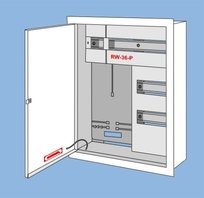 Rozdzielnica wnękowa RW-36-P, miejsce na 1 licznik 3F oraz 36 ...