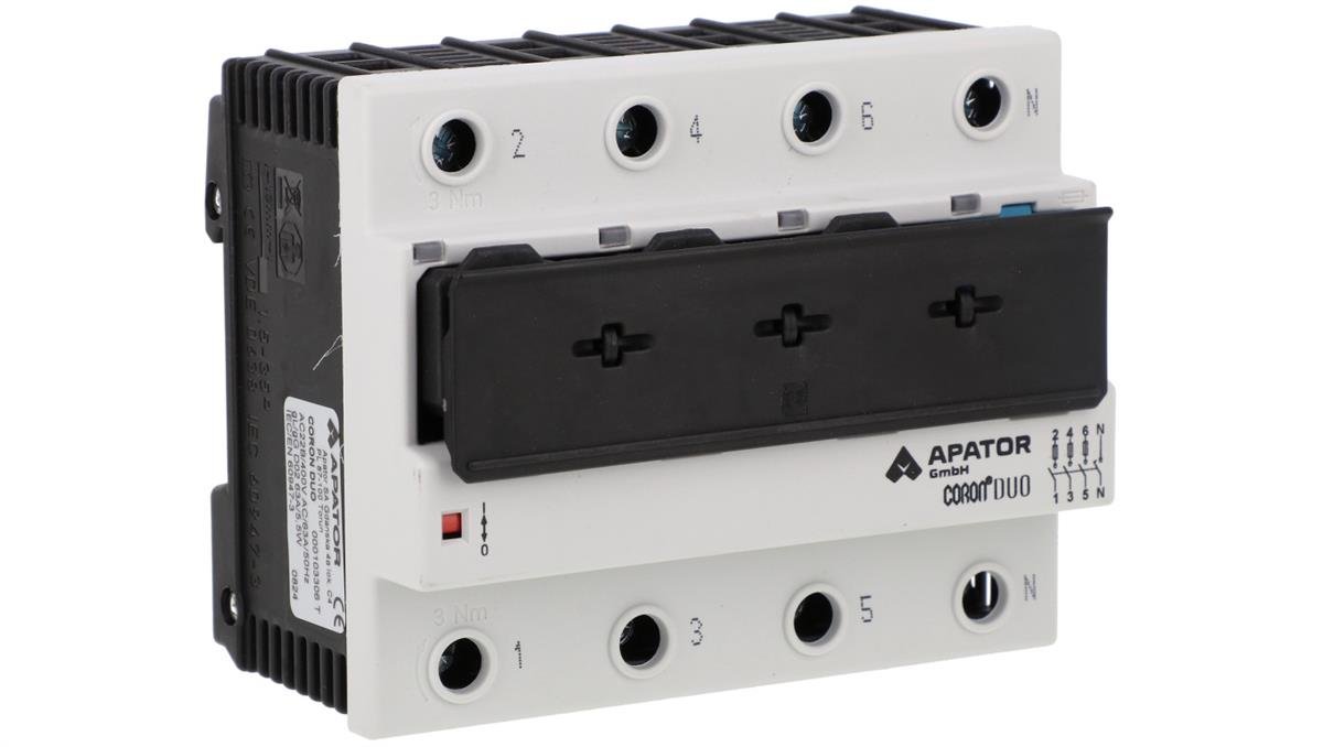 Rozĺ‚ä…cznik bezpiecznikowy 3p+n 63a 500v ac coron duo 0000103306t ...