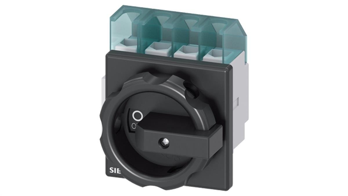 Rozĺ‚ä…cznik gĺ‚ăłwny 3p+n 32a 11.5kw ac23a 400v pokr czarne montaĺľ ...