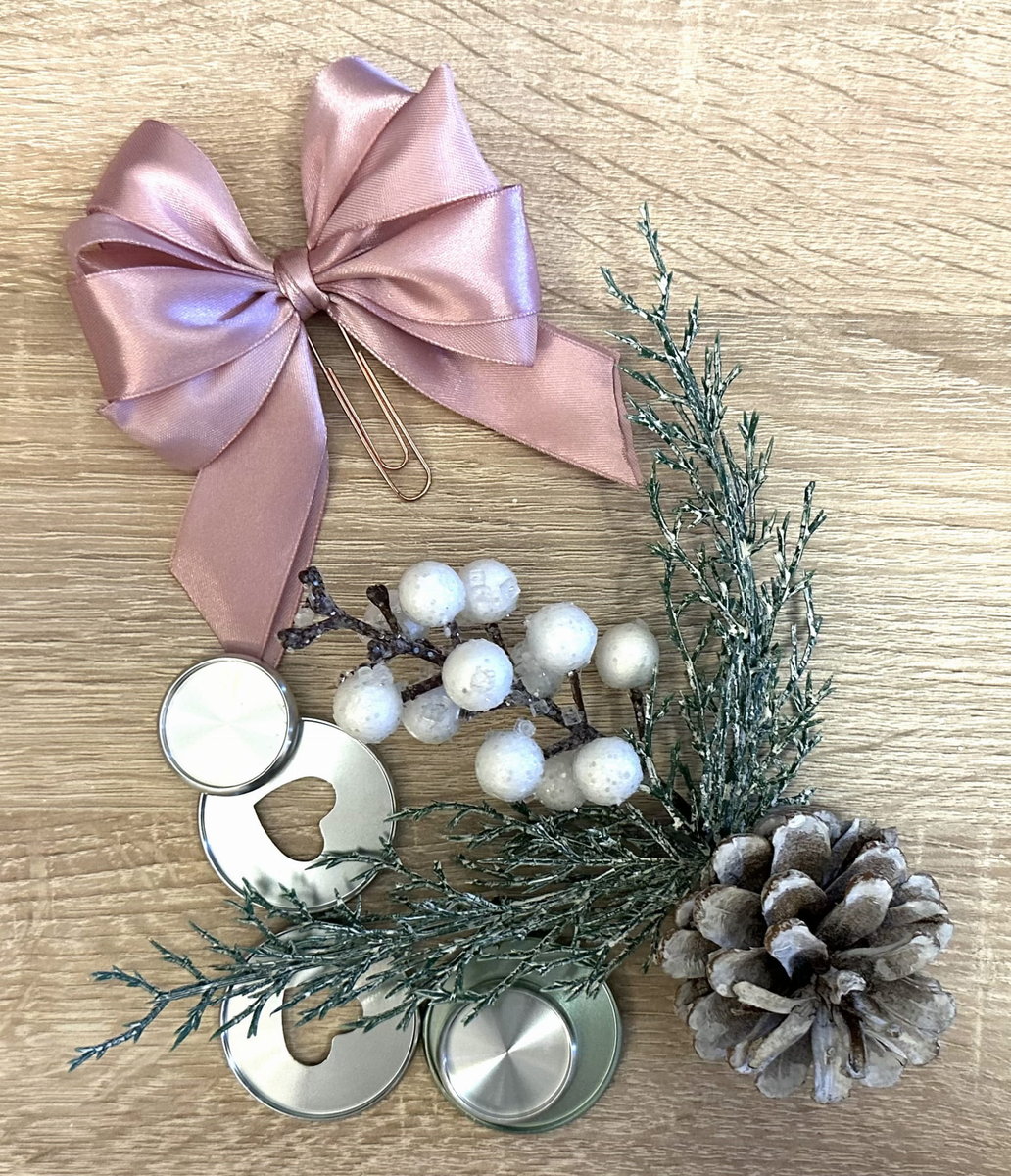 Różowa kokarda z długim spinaczem - Karo Happy Plans | Sklep EMPIK.COM