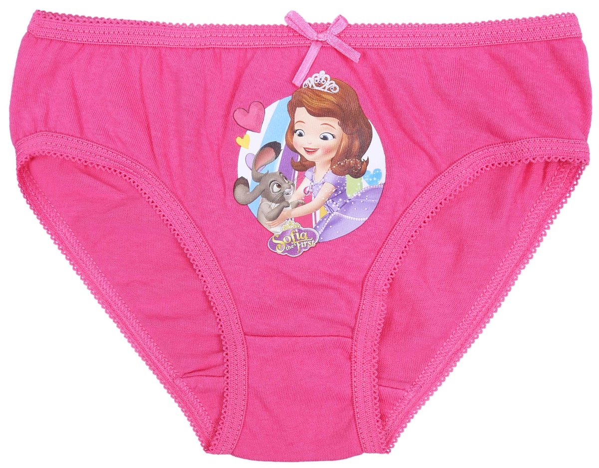 Różowe, dziewczęce figi Jej Wysokość Zosia DISNEY 7-8 lat 128 cm ...