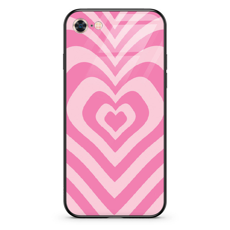 Różowe Serce - Iphone 8 Etui Szklane [Tif 18A] - PieceofCase | Sklep ...