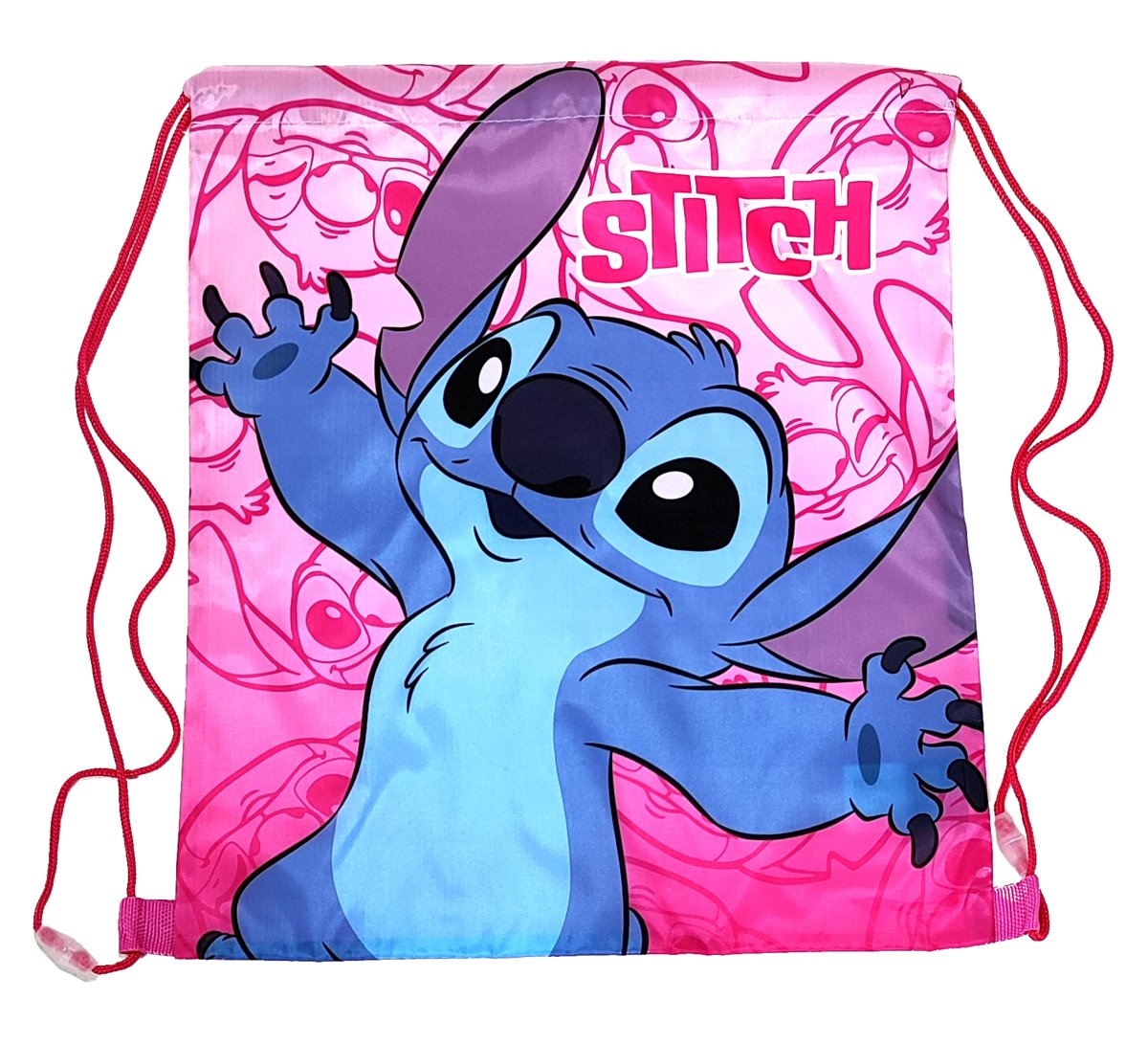 Różowy worek, torba sportowa Disney Stitch 40 x 34 cm - Inna marka ...