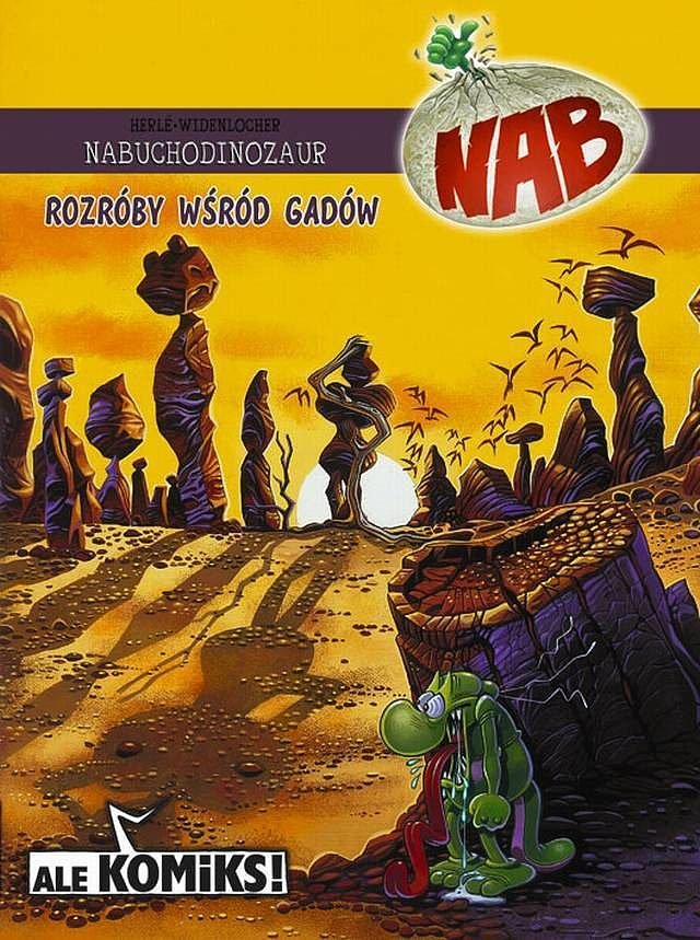 Rozróby wśród gadów. Nabuchodinozaur. Tom 3 - Herle | Książka w Empik