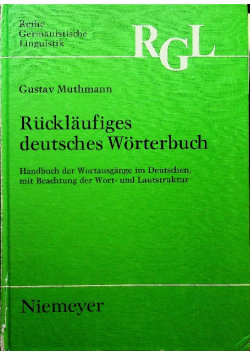 Rucklaufiges deutsches Worterbuch - | Książka w Empik
