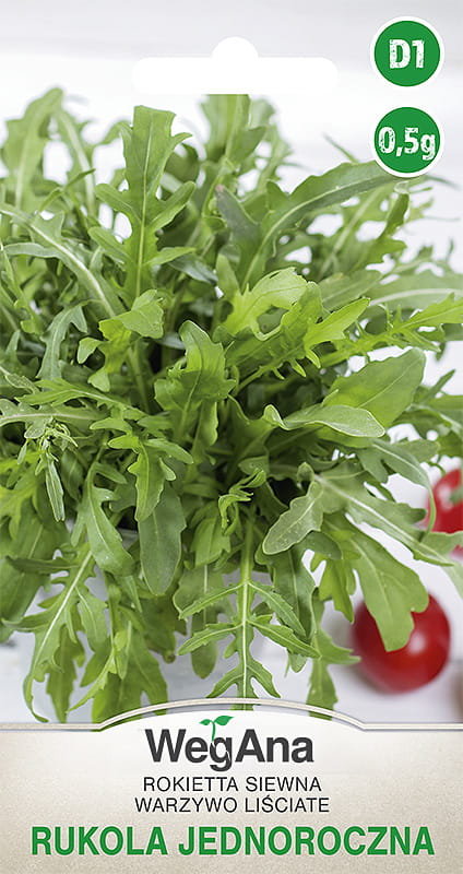 Rukola jednoroczna Eruca sativa 0,5g nasiona - WegAna - WegAna | Sklep ...