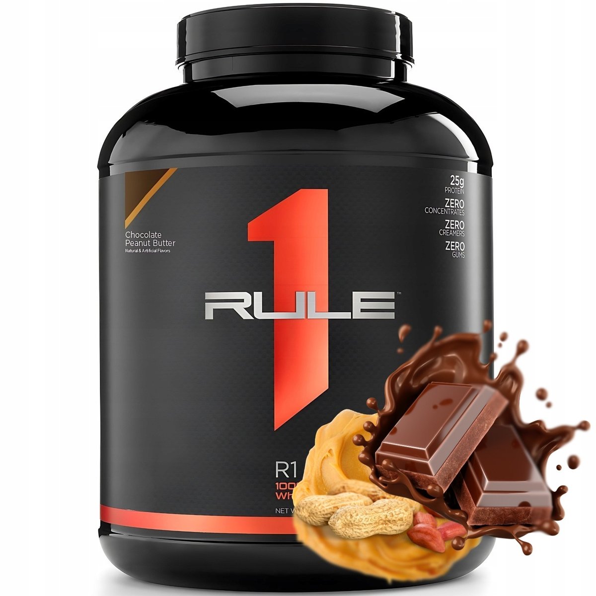 RULE 1 Protein Białko 2280 g Izolat Hydrolizat CZEKOLADA MASŁO ...