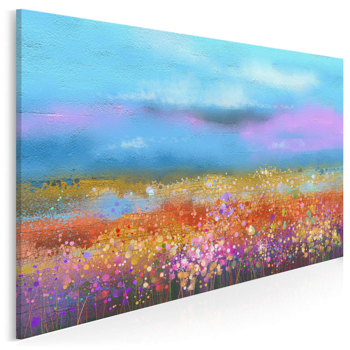 Rumieńce lata - nowoczesny obraz do salonu - 120x80 cm - VAKU-DSGN ...