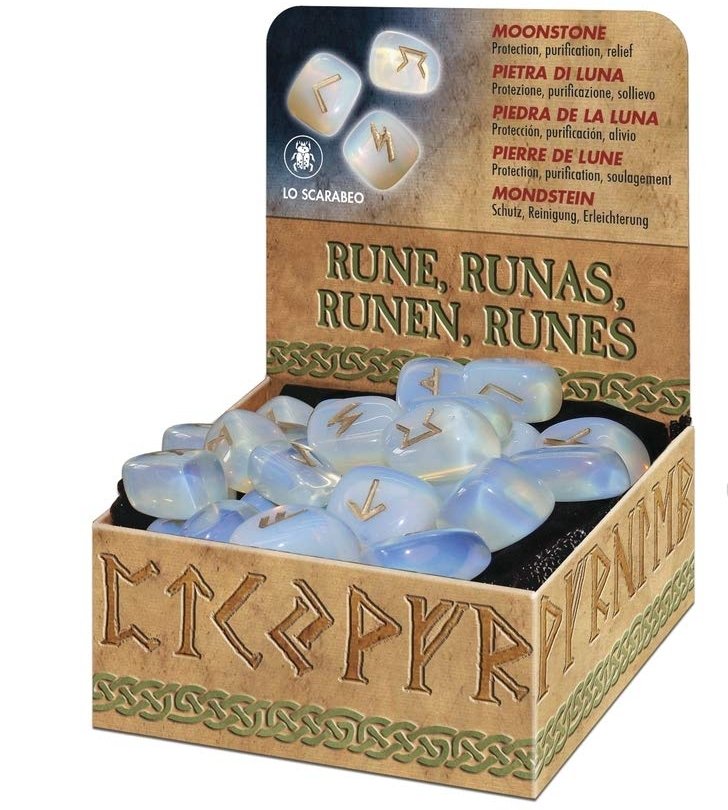Runy W Kamieniach Moonestone - Kamień Księżycowy - Lo Scarabeo | Sklep ...