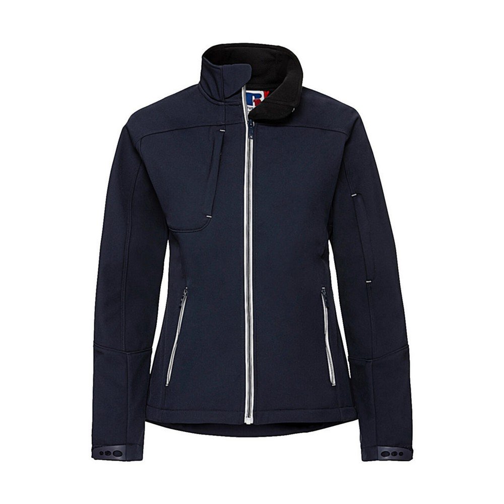 Russell Damska Kurtka Bionic Soft Shell (XS ( 122 - 128 ) / Granatowy) - Russell | Moda Sklep ...