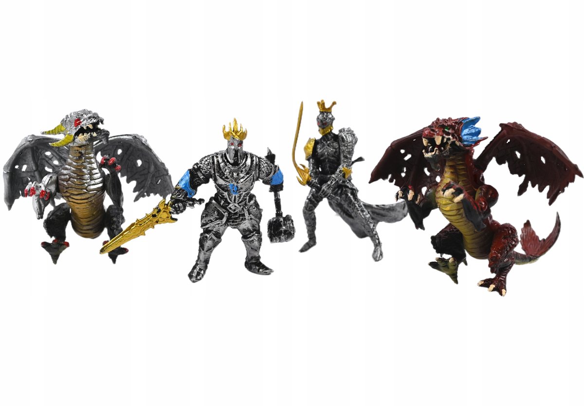 RYCERZE SMOKI FIGURKI FANTASY ZESTAW FIGUREK - Midex | Sklep EMPIK.COM
