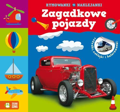 Rymowanki naklejanki. Zagadkowe pojazdy - Chudoba Maria | Książka w Empik