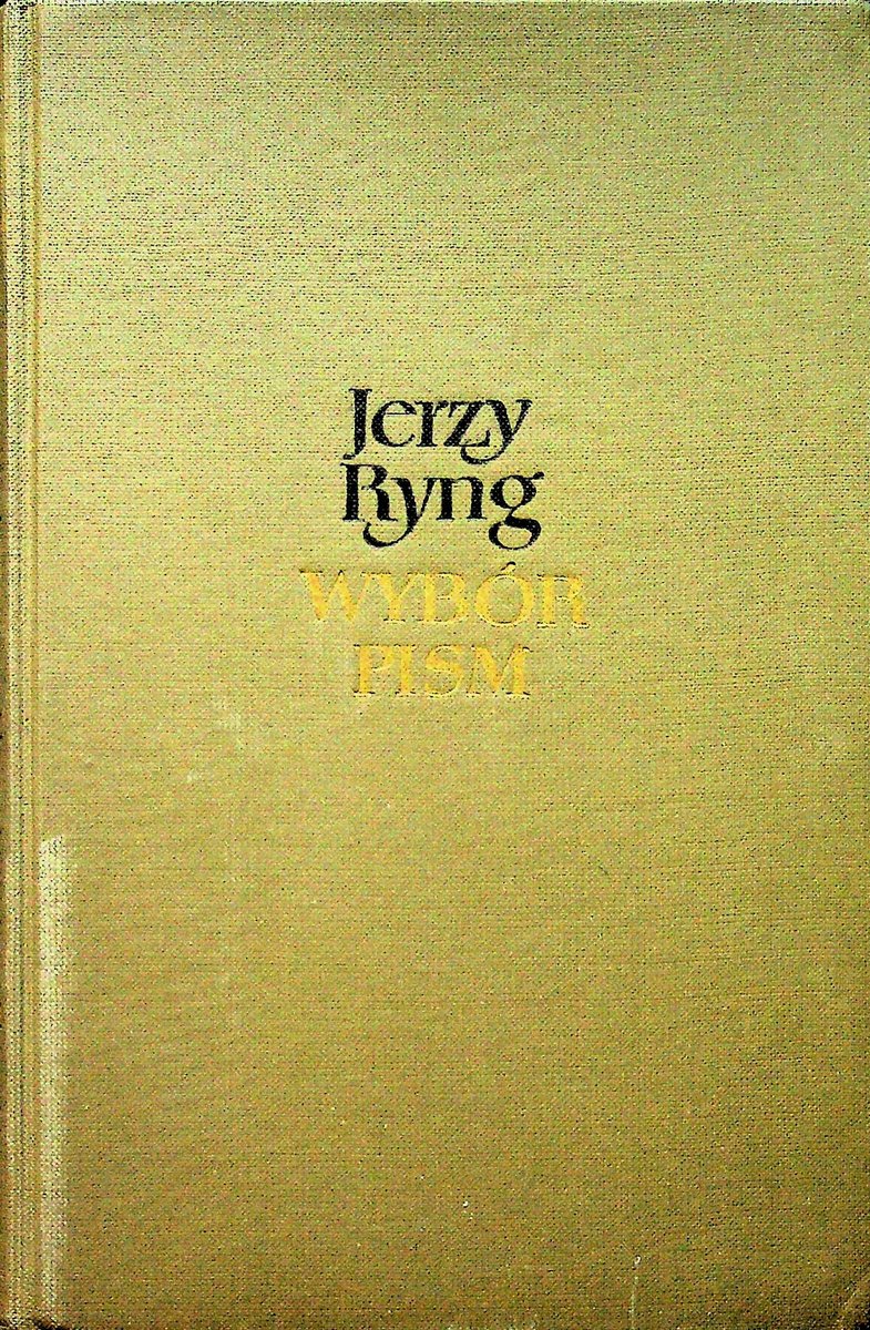 Ryng Wybór pism - W opisie | Książka w Empik