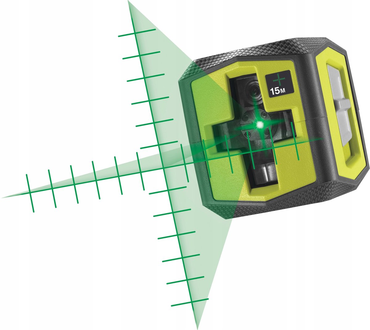 Ryobi Laser Krzyżowy Poziomica Zielony 10M Siatka - Ryobi | Sklep EMPIK.COM