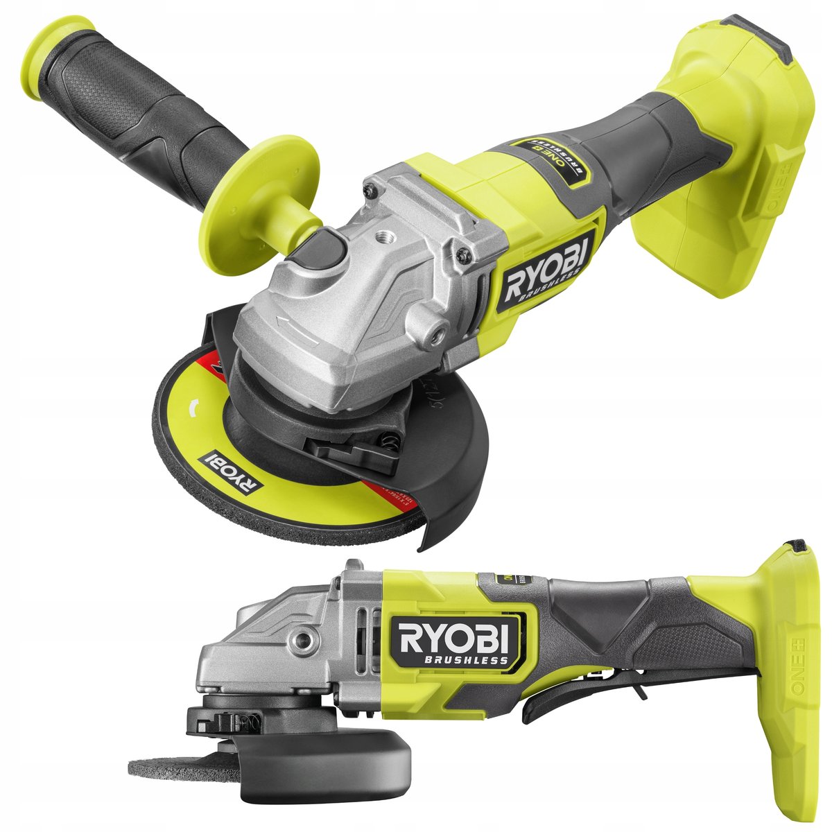 RYOBI SZLIFIERKA KĄTOWA 125mm BEZSZCZOTKOWA AKUMULATOROWA 18V RAG18BL-0 - Ryobi | Sklep EMPIK.COM