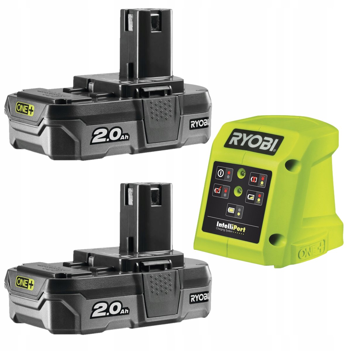 Ryobi Zestaw 2X2Ah Akumulator + Ładowarka 18V - Ryobi | Sklep EMPIK.COM