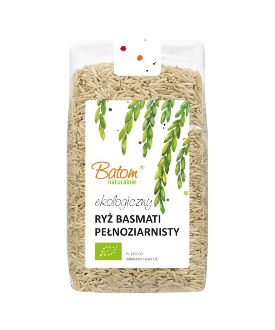 Ryż Basmati pełnoziarnisty BIO 500g BATOM - Batom | Sklep EMPIK.COM