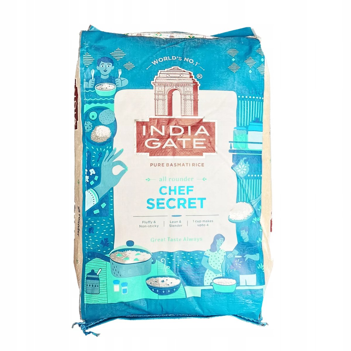 Ryż basmati Pure Basmati Rice Chef Secret India Gate 20kg - inna (Inny ...