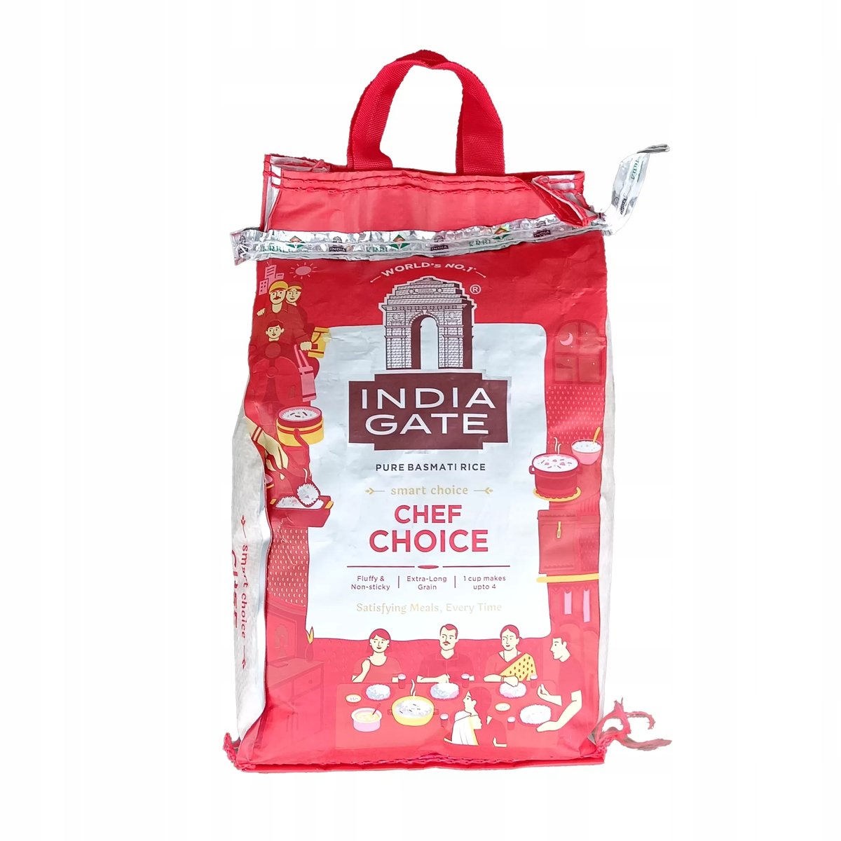 Ryż Pure Basmati Chef Choice India Gate 5kg - inna (Inny) | Sklep EMPIK.COM