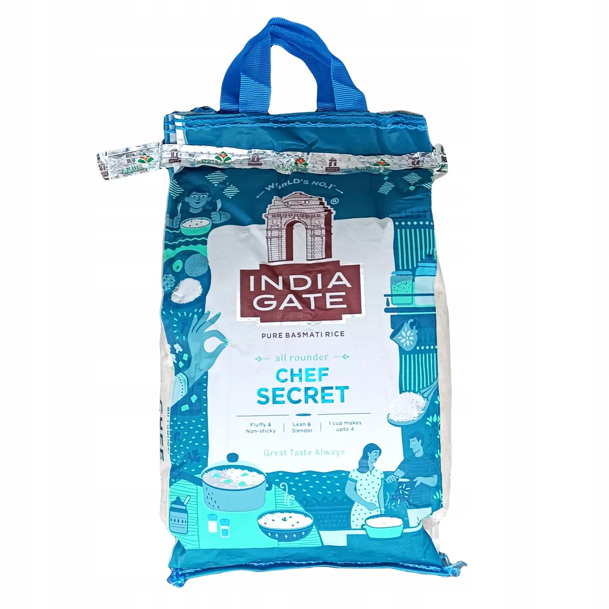 Ryż Pure Basmati Chef Secret India Gate 5kg - inna (Inny) | Sklep EMPIK.COM