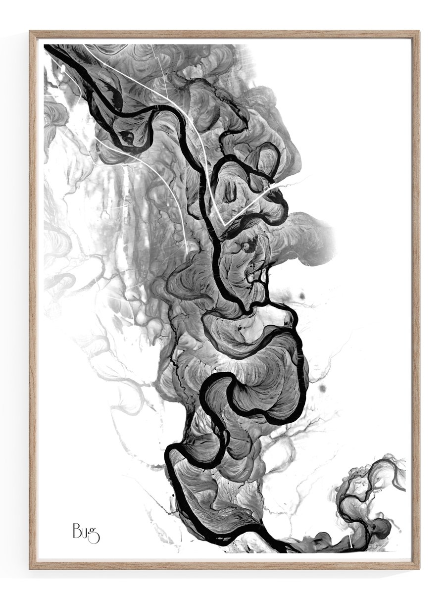 rzeka BUG Polska 40x50cm - Mapsbyp | Sklep EMPIK.COM