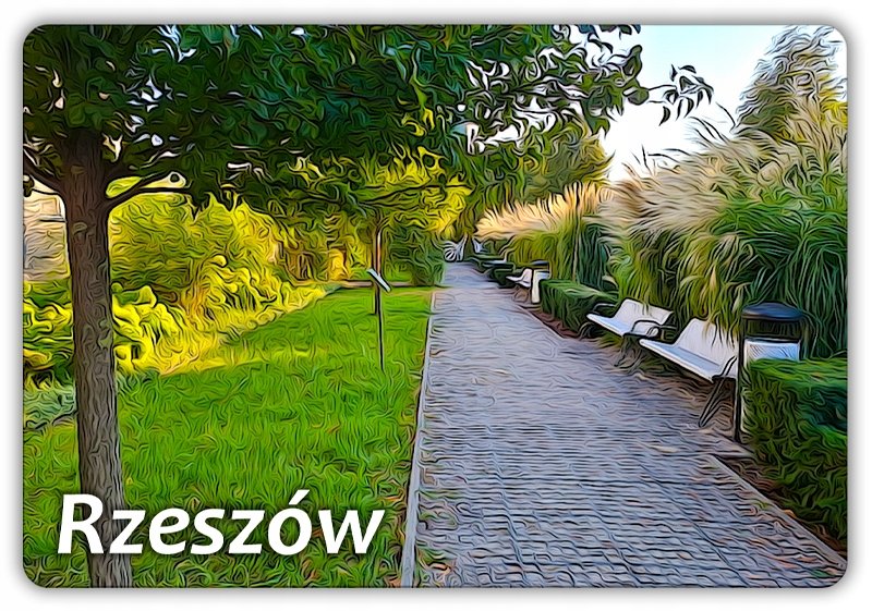 RZESZÓW - Park - Aleja - Magnes na lodówkę - Subliproject | Sklep EMPIK.COM
