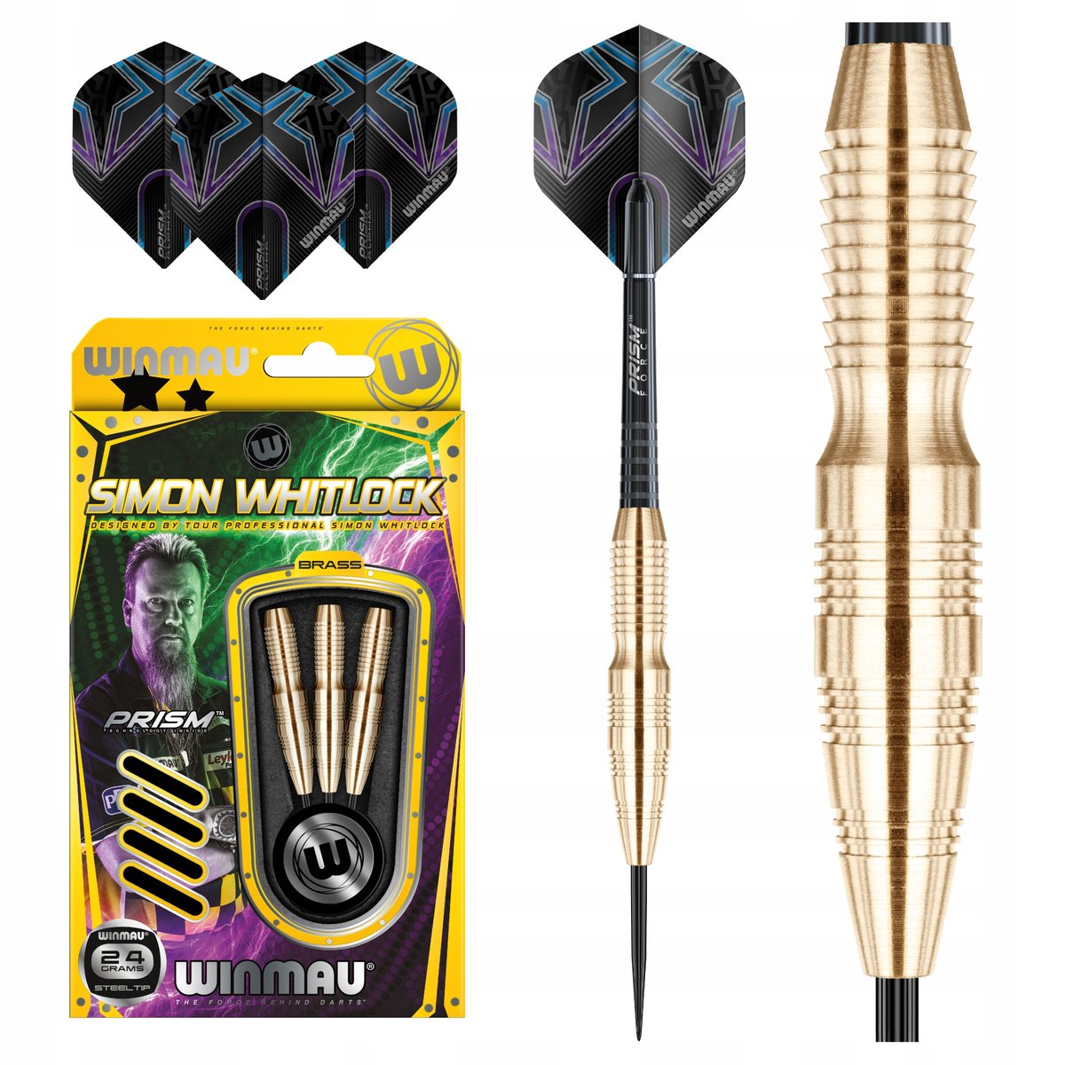Rzutki Lotki Dart Winmau WHITLOCK BRASS Steel 24g - Winmau | Sport ...