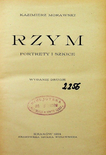 Rzym i narody 1924 r. - W opisie | Książka w Empik
