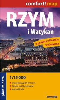 Rzym i Watykan. Plan miasta 1:15 000. Mapa kieszonkowa - Opracowanie ...