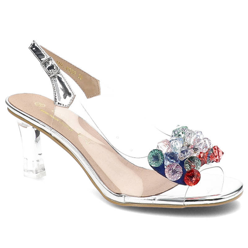 S.Barski, Sandały, MR-X950 Silver, rozmiar 37 - S.Barski | Sport Sklep EMPIK.COM