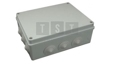 S-BOX 706 Puszka n/t hermetyczna 380x300x120 12 dławików IP55 szara S ...