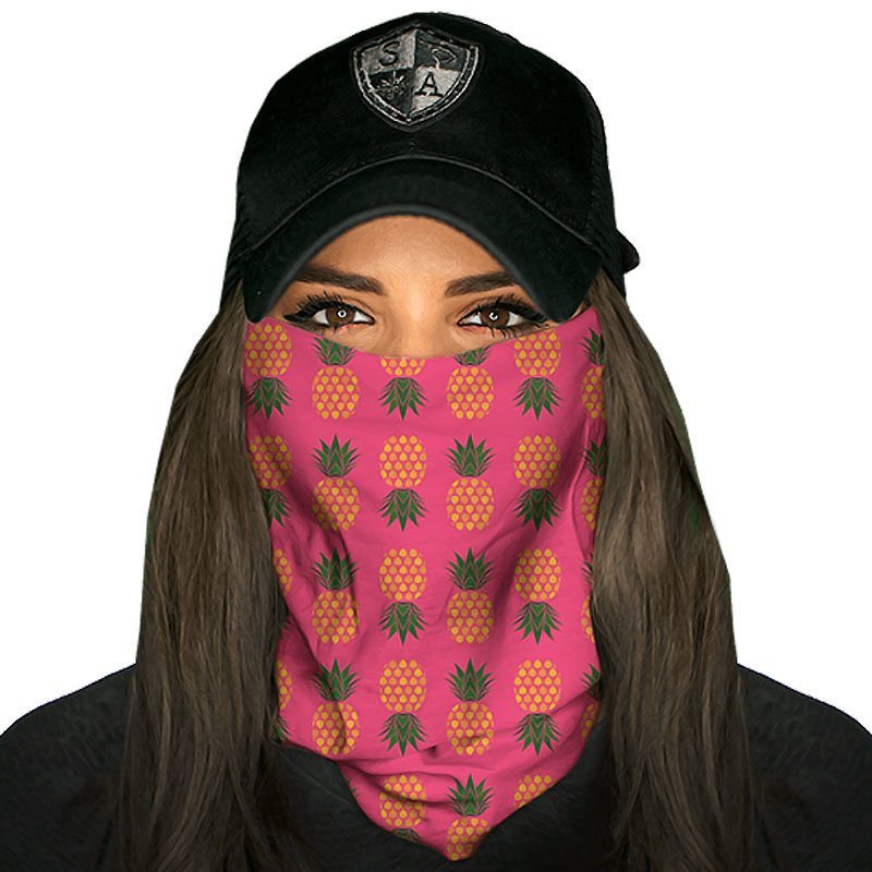 SA Co. Chusta Wielofunkcyjna Face Shield™ Pineapple Pink - Pineapple ...