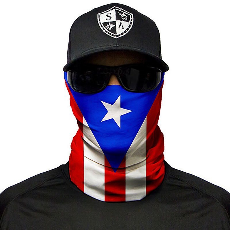 SA Co. Chusta Wielofunkcyjna Face Shield™ Puerto Rico Flag - Puerto ...