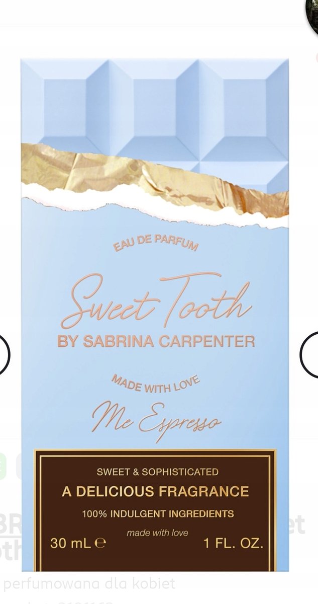 Sabrina Carpenter Sweet Tooth Me Espresso woda perfumowana dla kobiet ...