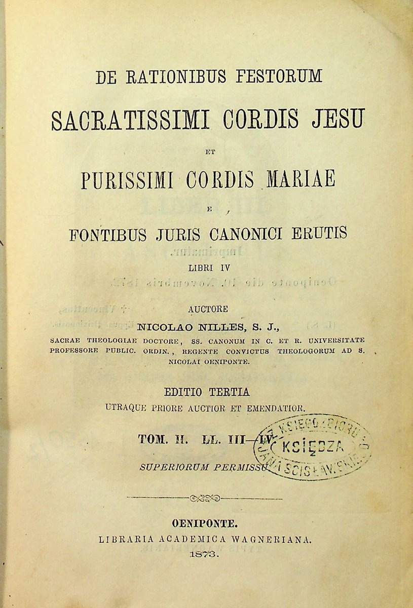 Sacratissimi Cordis Jesu tom II 1873 r - W opisie | Książka w Empik