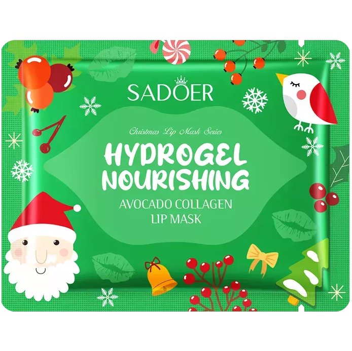 Sadoer Świąteczna Kolagenowa Maska Do Ust Avocado – 7g | Sklep EMPIK.COM