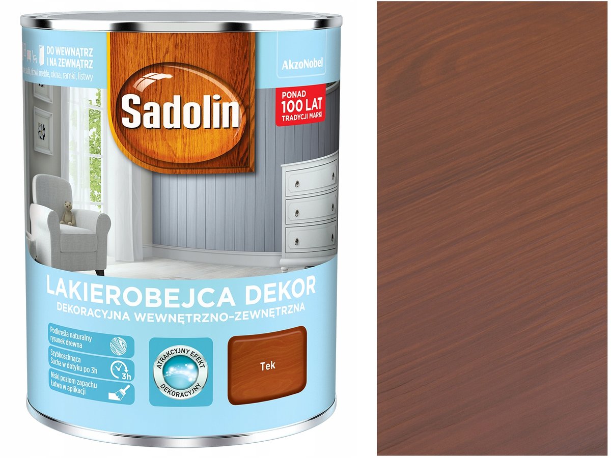 Sadolin Lakierobejca DEKOR Tek 1L - Inna marka | Sklep EMPIK.COM